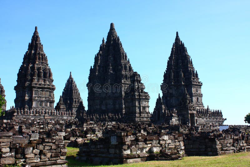 Ancient Hindu Temple stock image. Image of indonesia - 15074059