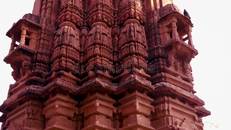 Ancient Hindu Temple Architecture from Different Angle at Day Stock ...