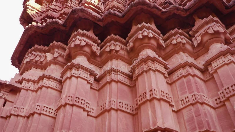 Ancient Hindu Temple Architecture from Different Angle at Day Stock ...