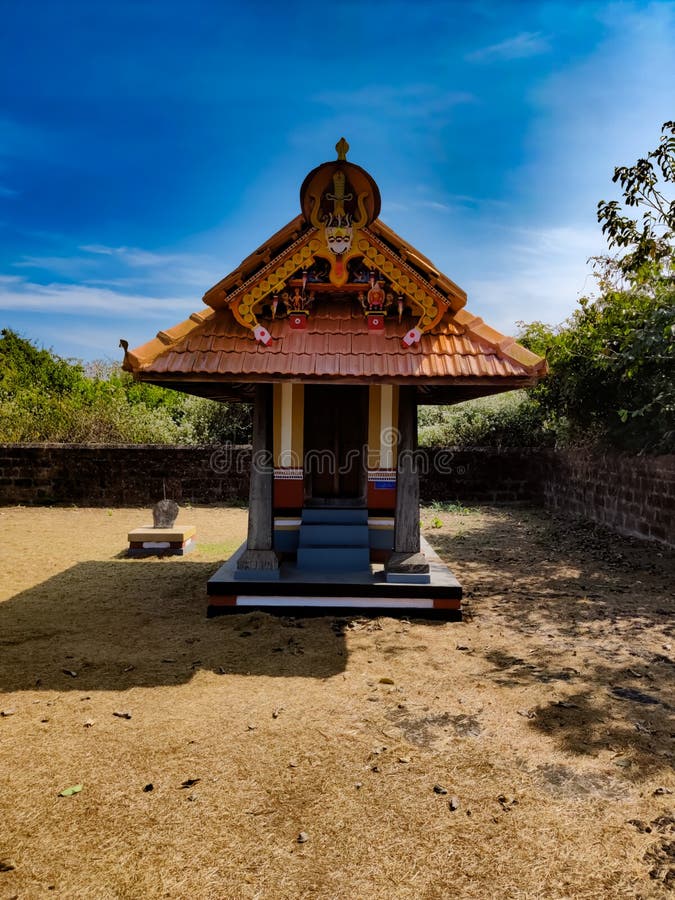 Ancient Hindu Temple Architecture View with Landscape Stock Image ...