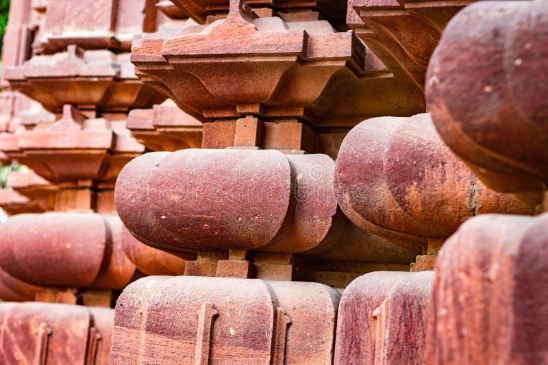 Ancient Hindu Temple Top Architecture from Different Angle at Day Stock ...