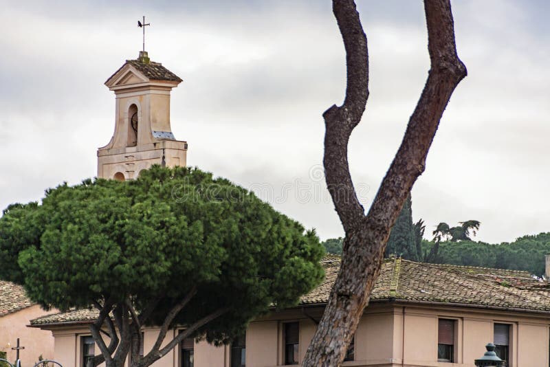 Church Architecture in Rome Stock Image - Image of church, basilica ...