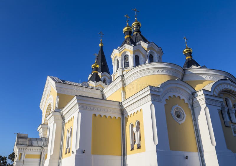 Holy Transfiguration Cathedral. Zhytomyr Zhitomir . Ukraine. Stock ...