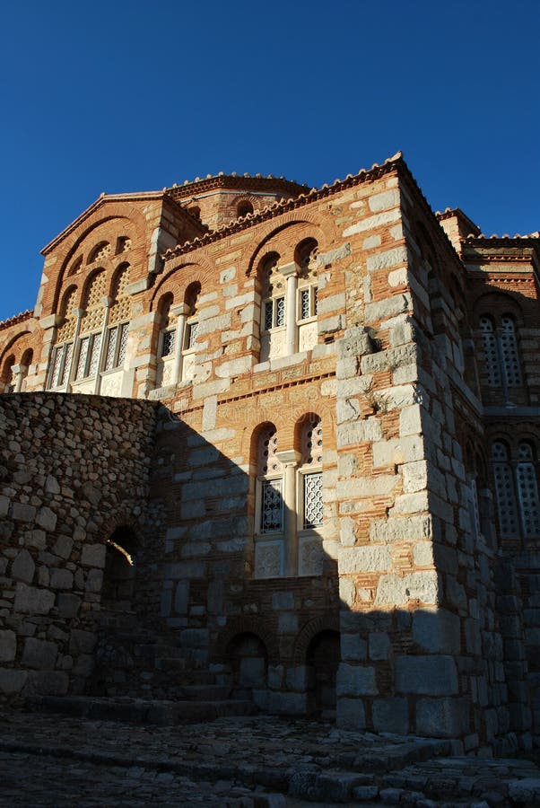 The Ancient Hosios Loukas Monastery in Boeotia Stock Photo - Image of ...