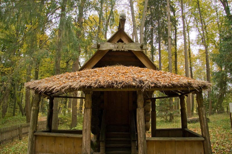 Ancient house stock image. Image of forest, wooden, outdoor - 11141377