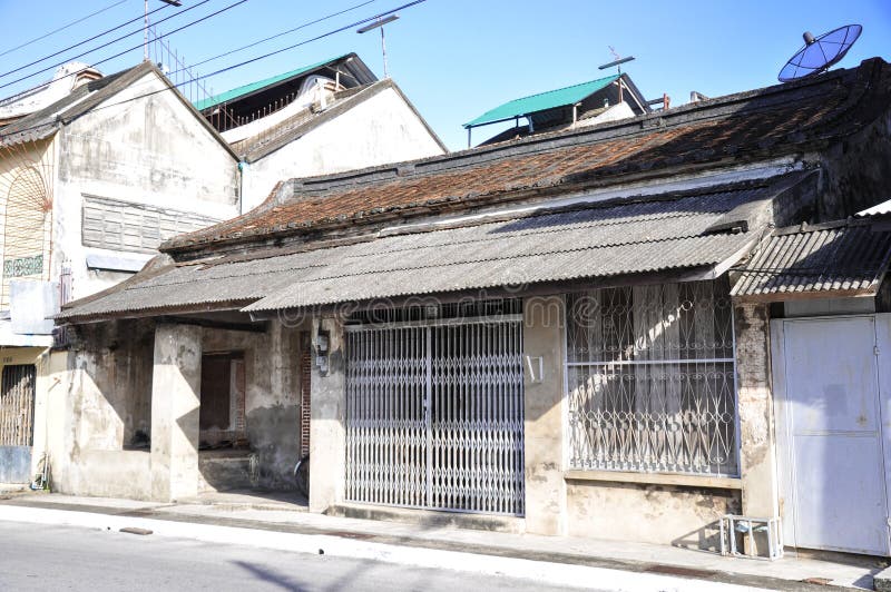 Ancient Houses, Old Typical Houses Stock Photo - Image of lawn, real ...