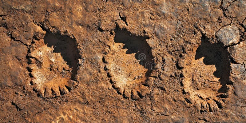 Ancient Human Footprints Preserved in Muddy Terrain Highlight ...