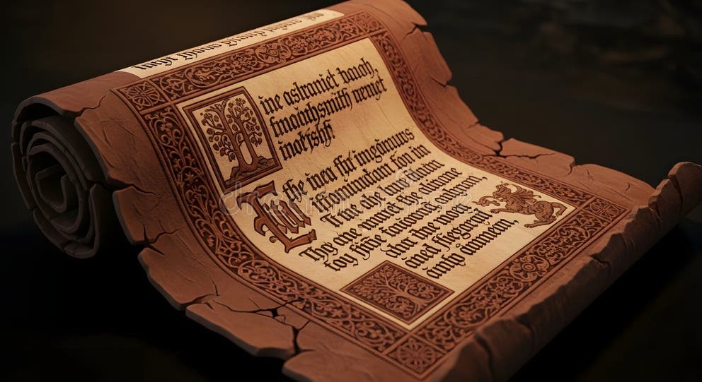 Large Calligraphy Scroll Stock Illustrations – 217 Large Calligraphy ...