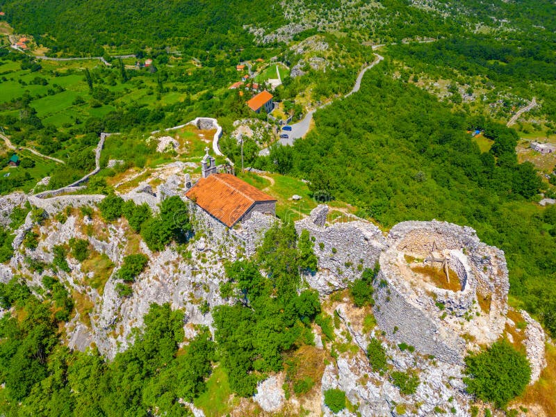 Ancient Illyrian City of Meteon (Medun) in Montenegro Stock Image ...