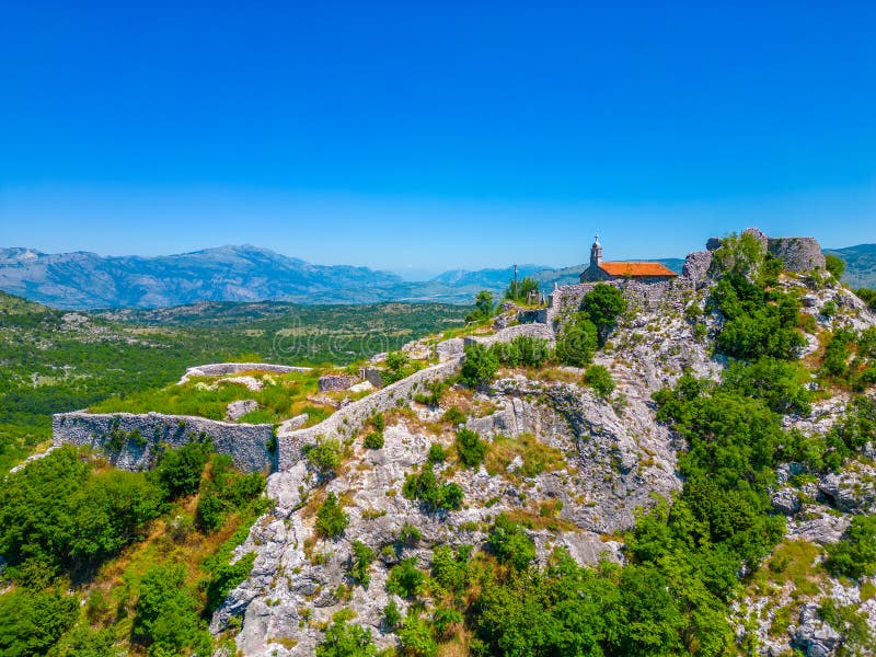 Ancient Illyrian City of Meteon (Medun) in Montenegro Stock Photo ...