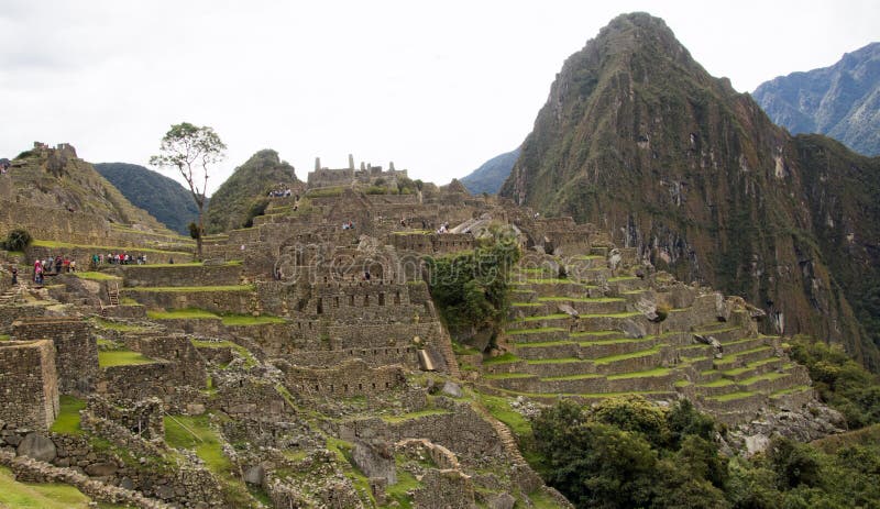 The Ancient Inca Ruins in Machu Picchu, Peru Editorial Image - Image of ...