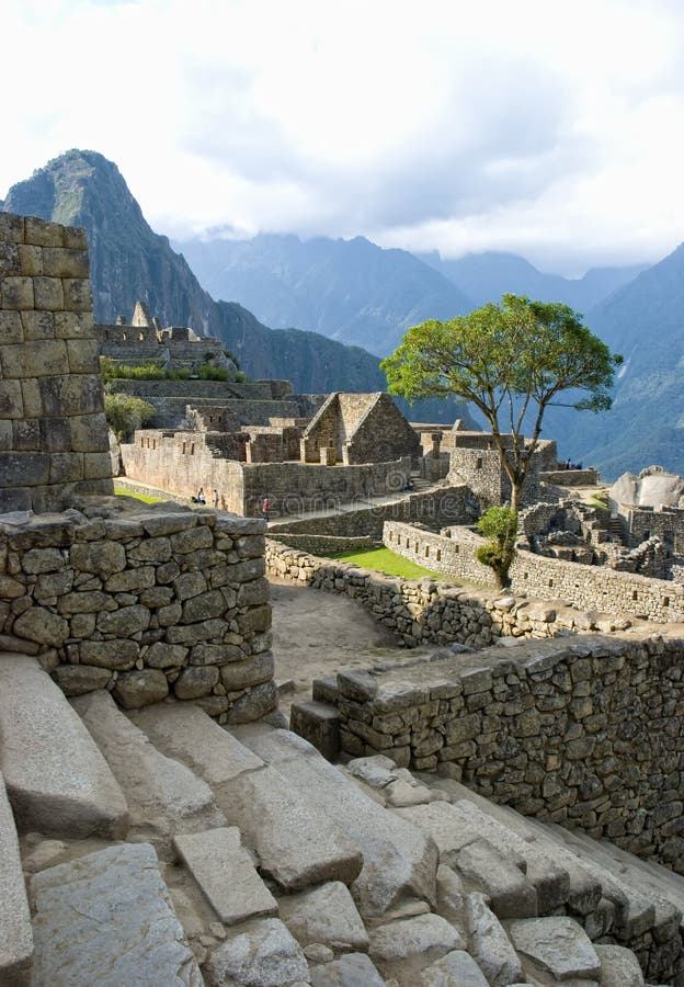 Ancient Inca Ruins of Machupicchu Stock Image - Image of abandoned ...