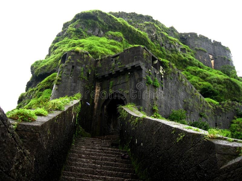 Ancient Indian fort stock image. Image of scenery, indian - 4931705