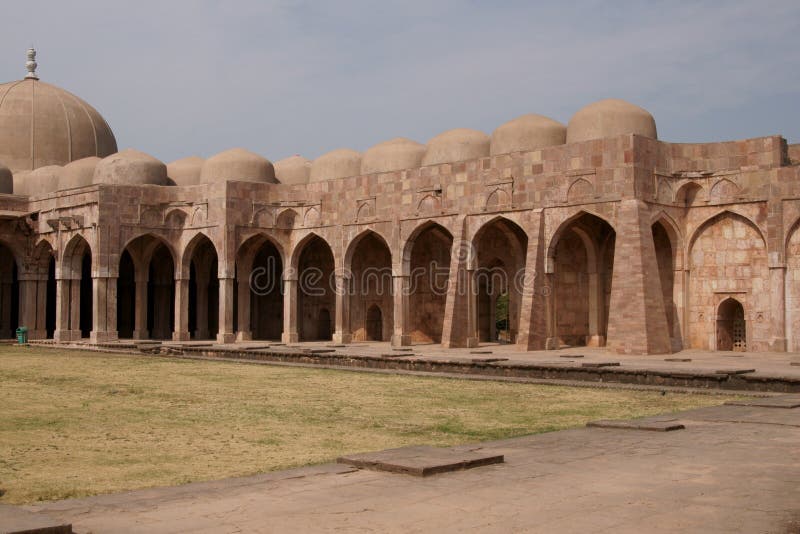 Ancient Indian Mosque stock image. Image of madhya, arch - 7424203