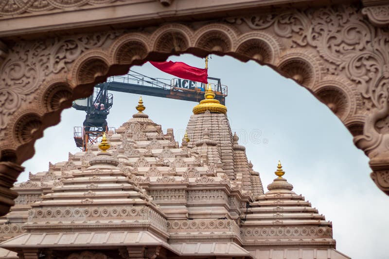 Ancient Indian Temple Dome Architecture at Day from Different Angle ...