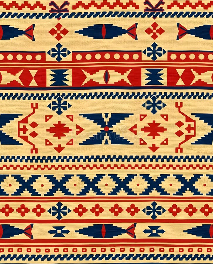 Indus Valley Weaving Pattern with Ritual, Fish, Symmetry, Seamless ...