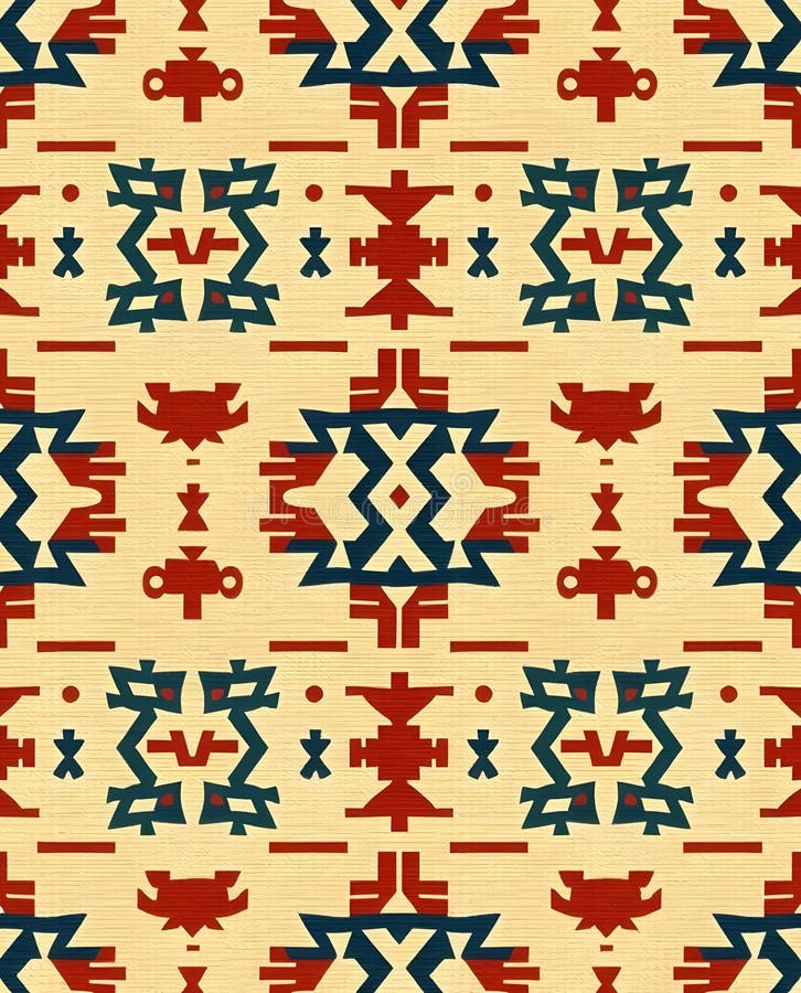 Indus Valley Weaving Pattern with Ritual, Fish, Symmetry, Seamless ...
