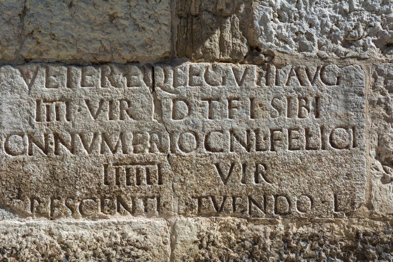 Ancient Inscription on Stone Editorial Image - Image of wall, promoting ...
