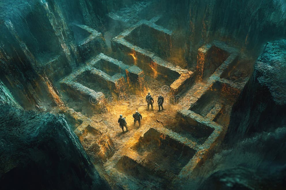 In an Ancient, Interconnected Labyrinth, a Team of Explorers Works ...