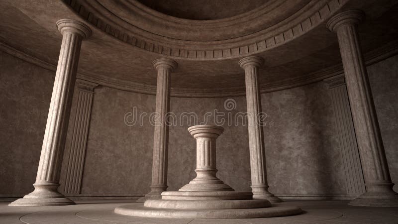 Ancient interior stock illustration. Illustration of classic - 72715516