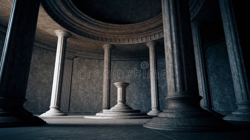 Ancient interior editorial image. Illustration of classical - 72717715