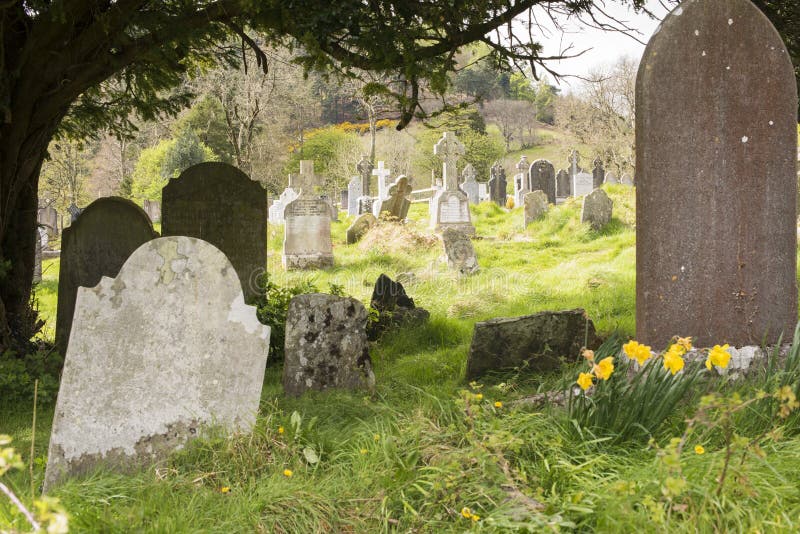 Ancient Irish Celtic Graveyard Editorial Photography - Image of celtic ...