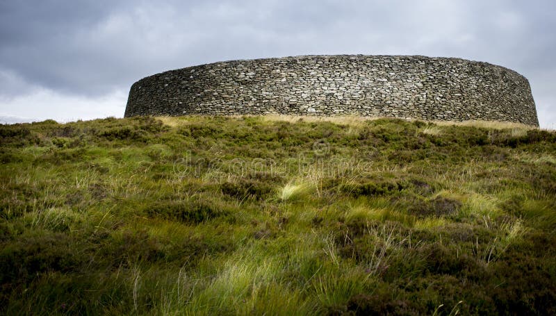 Ancient Irish Construction during Day Light in Countryside Stock Photo ...