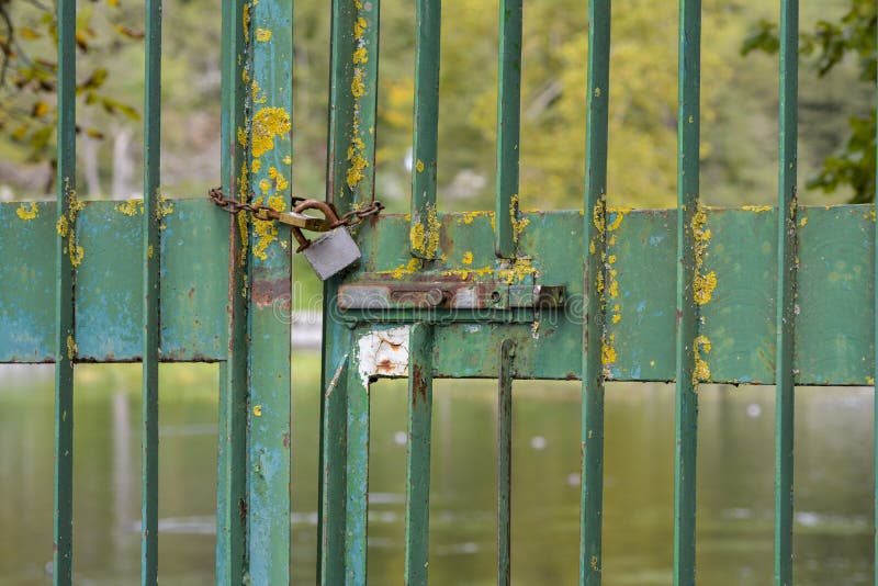 The old Gate closed door stock photo. Image of catholic - 125801090
