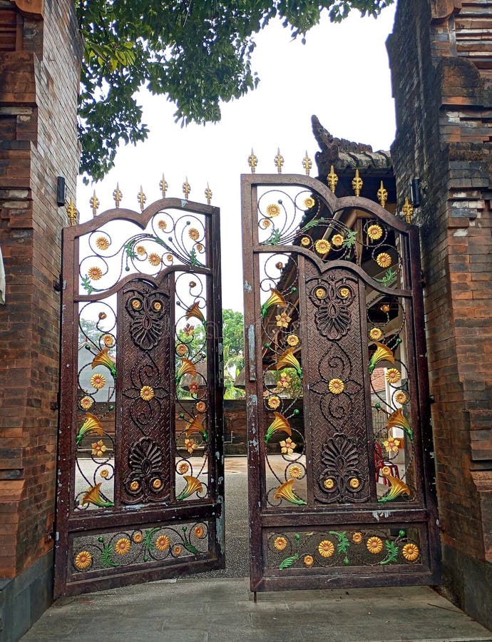 The Ancient Iron Guard is Still Well Maintained Stock Photo - Image of ... The Ancient Iron Guard is Still Well Maintained Stock Photo - Image of ...