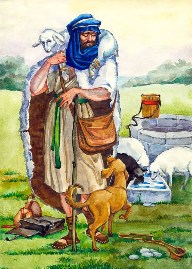 Ancient Israel. Shepherd stock illustration. Illustration of israel ...