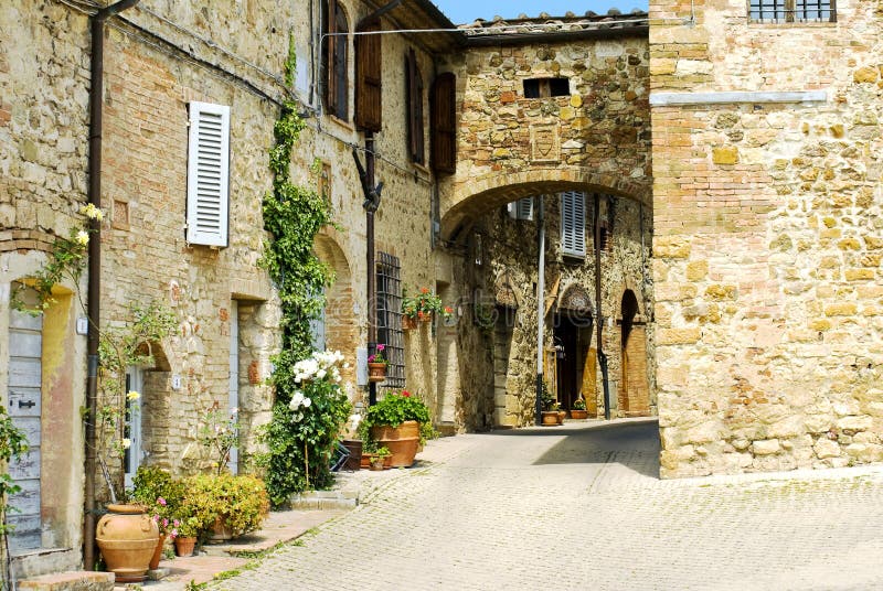Murlo, Tuscany stock photo. Image of tuscan, typical - 41650016