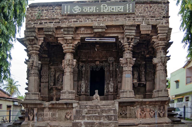 Ancient Jabereshwar Temple at Phaltan Editorial Stock Photo - Image of ...