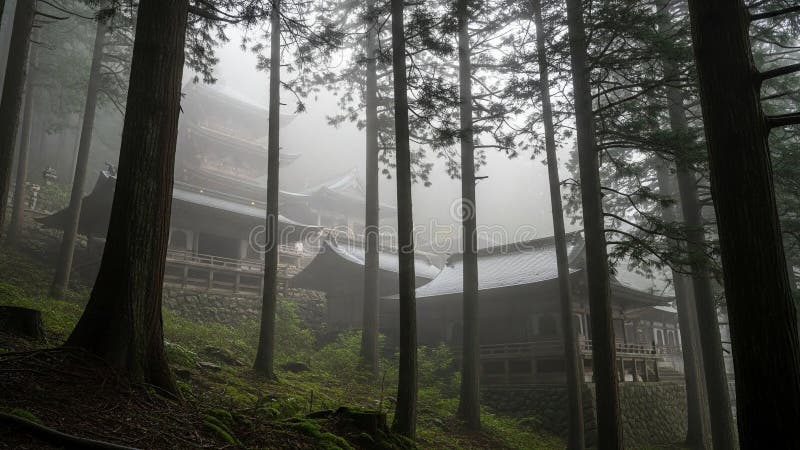 Ancient Japanese Temple Complex Stock Illustrations – 561 Ancient ...