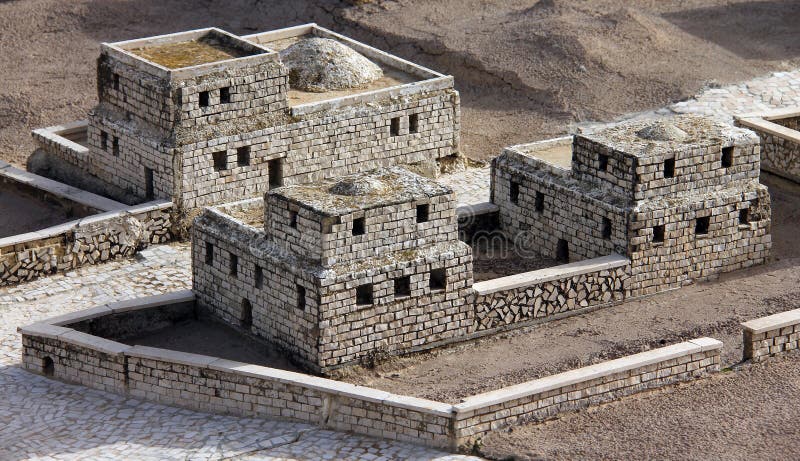 Specimen Model of Ancient Biblical City of David with Holy Temple Mount ...