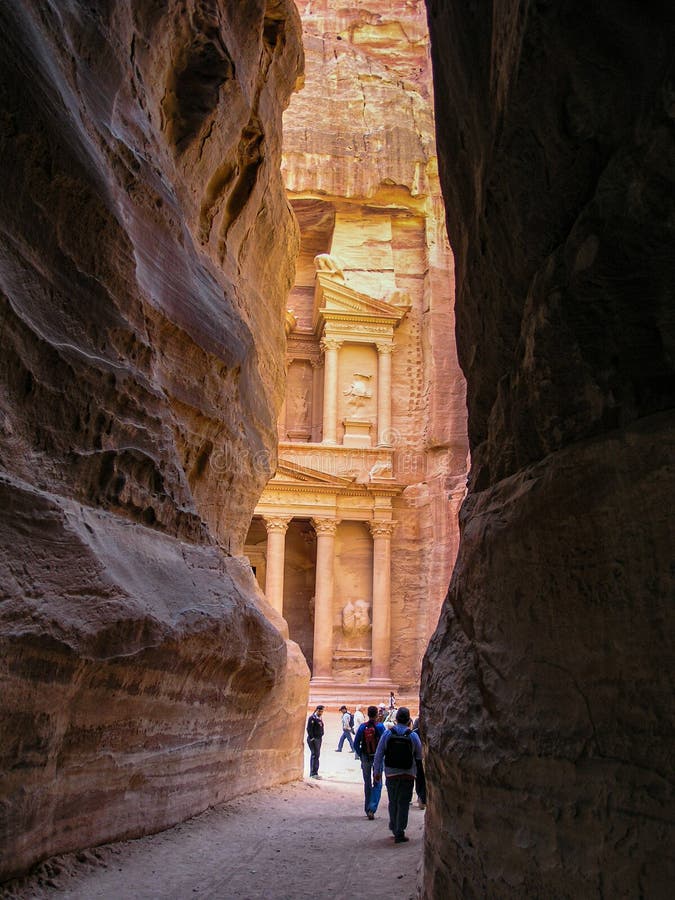 Jordan: Cave in Petra stock image. Image of landscape - 23743627