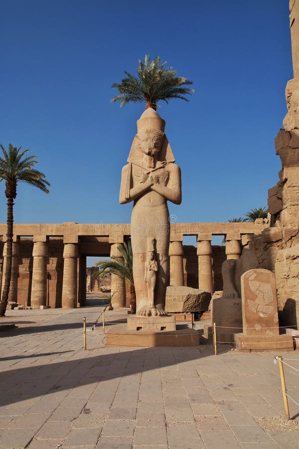 Ancient Karnak Temple in Luxor, Egypt, Africa Editorial Stock Photo ...