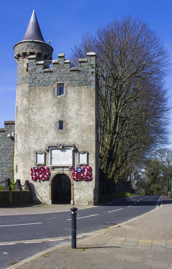 The Privately Owned Killyleagh Castle in Northern Ireland Stock Photo ...