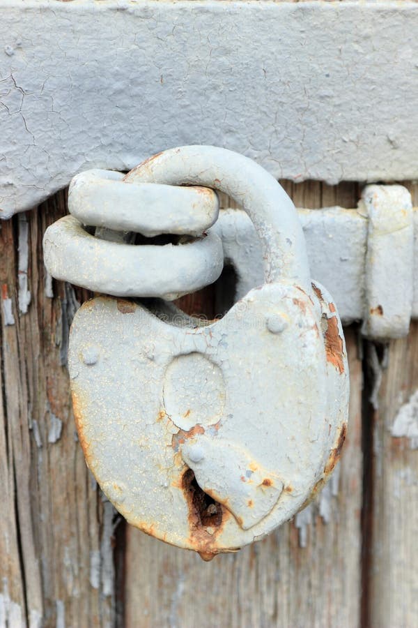 Ancient key and lock stock photo. Image of aged, home - 37962730