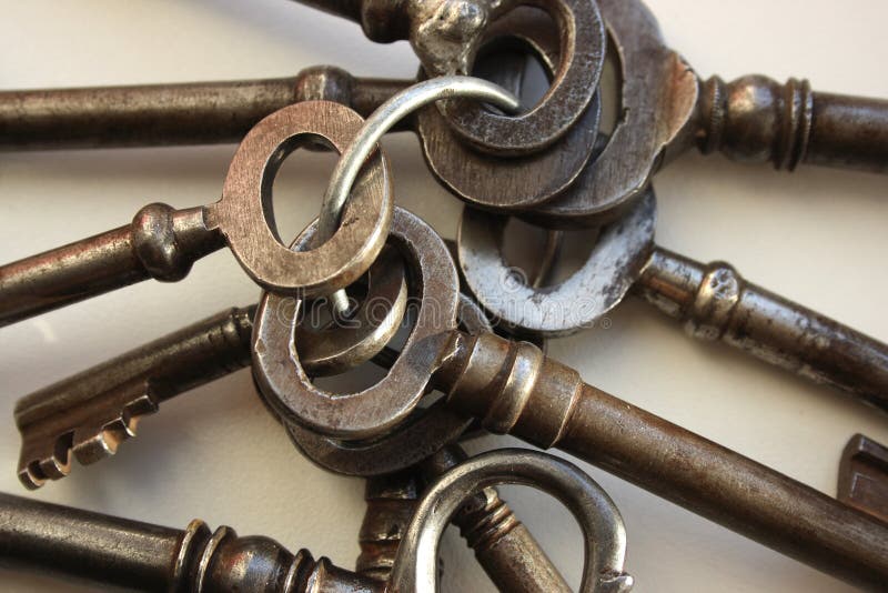 Ancient Keys stock photo. Image of metal, oldfashioned - 4203974