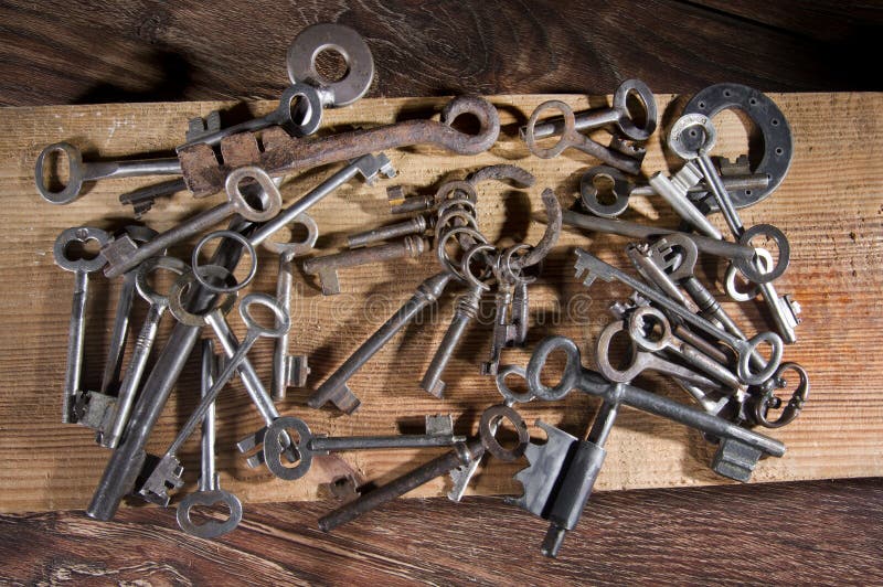 Ancient keys stock image. Image of life, antique, open - 73480885