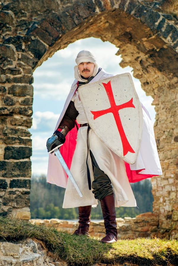 Ancient knight stock photo. Image of costume, fighter - 53473816