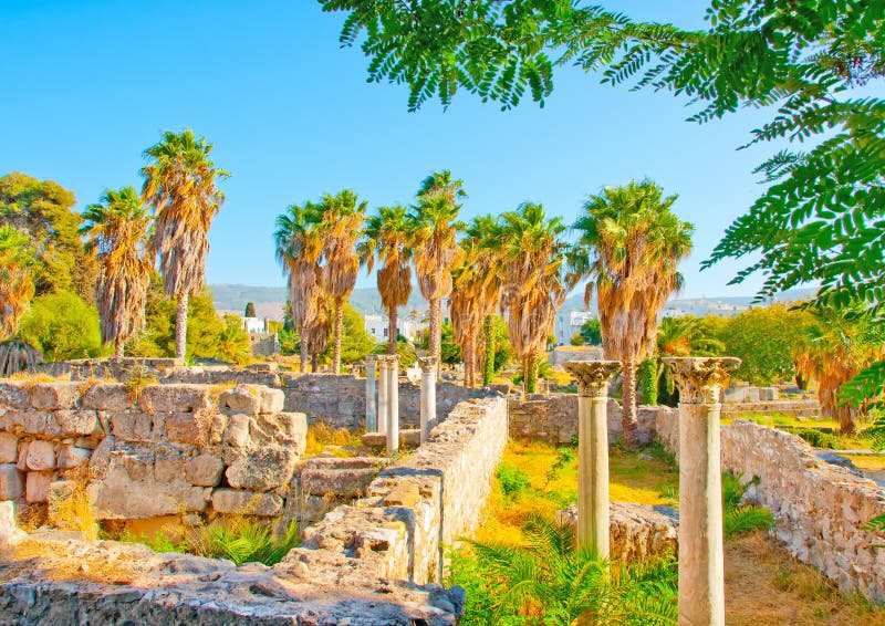 Ancient Kos stock photo. Image of asklepion, historical - 23627004