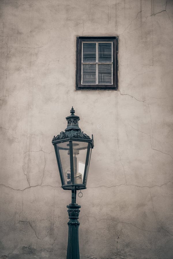 An Ancient Lamp and a Window. Stock Image - Image of historical, design ...