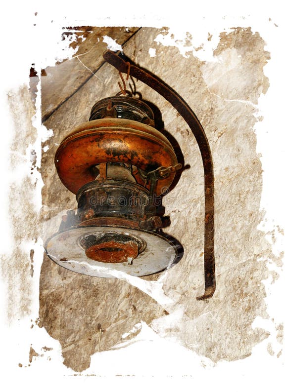 Ancient lantern stock illustration. Illustration of mediterian - 4640833