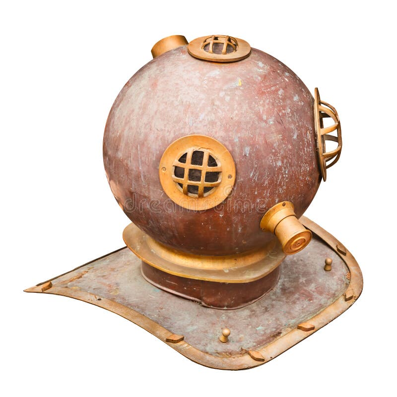 Old-fashioned Diving Equipment Stock Photo - Image of scuba, single ...