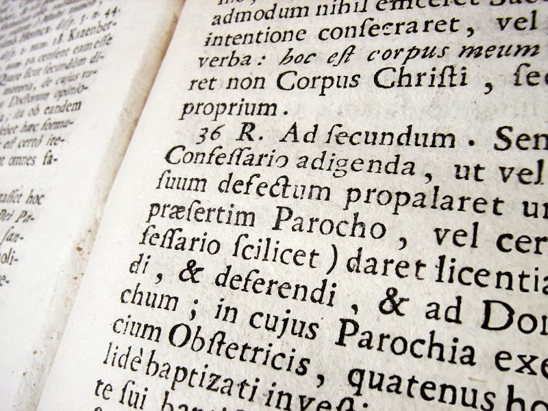 Roman Latin Language