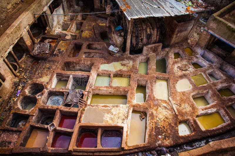 Ancient tannery stock photo. Image of handicrafts, leather - 16357318