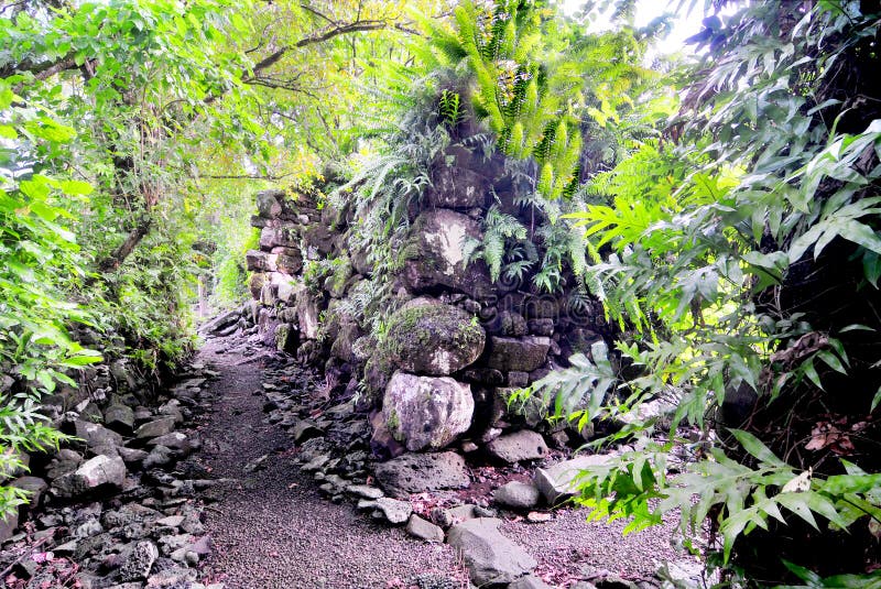 Leluh Archaeological Site on Lelu Island, Kosrae State of Micronesia ...