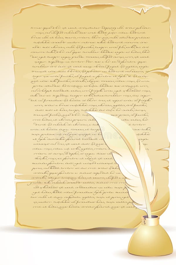 Ancient Letter stock vector. Illustration of object, letter - 19307158