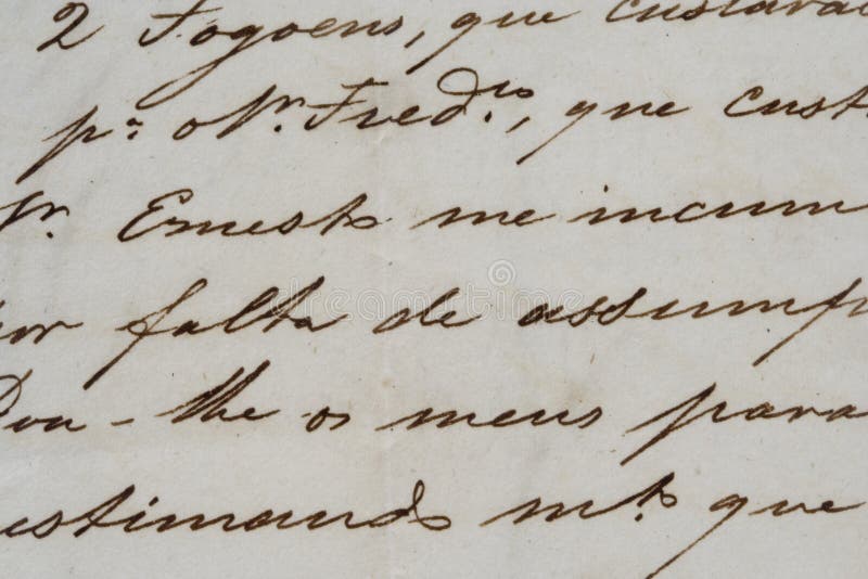 Ancient letter stock photo. Image of faded, aged, letter - 4188814